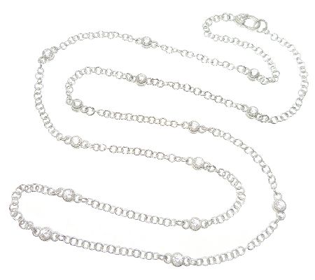 Judith Ripka Sterling & Diamonique Necklace - QVC.com