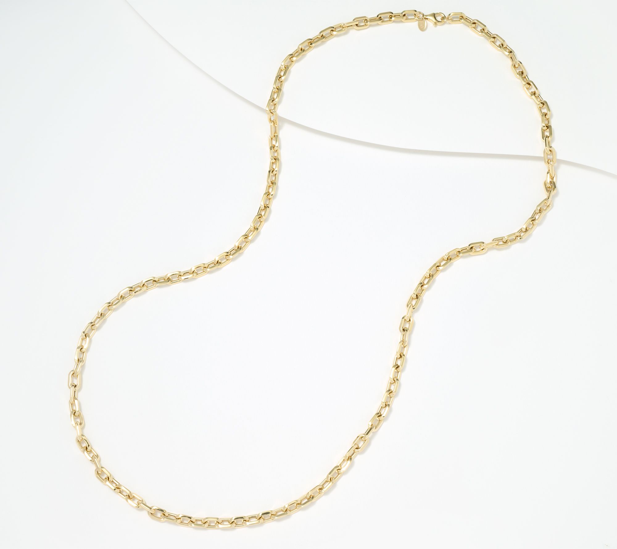 "As Is" EternaGold 24" Rolo Link Chain Necklace, 14K Gold, 10.5g - QVC.com