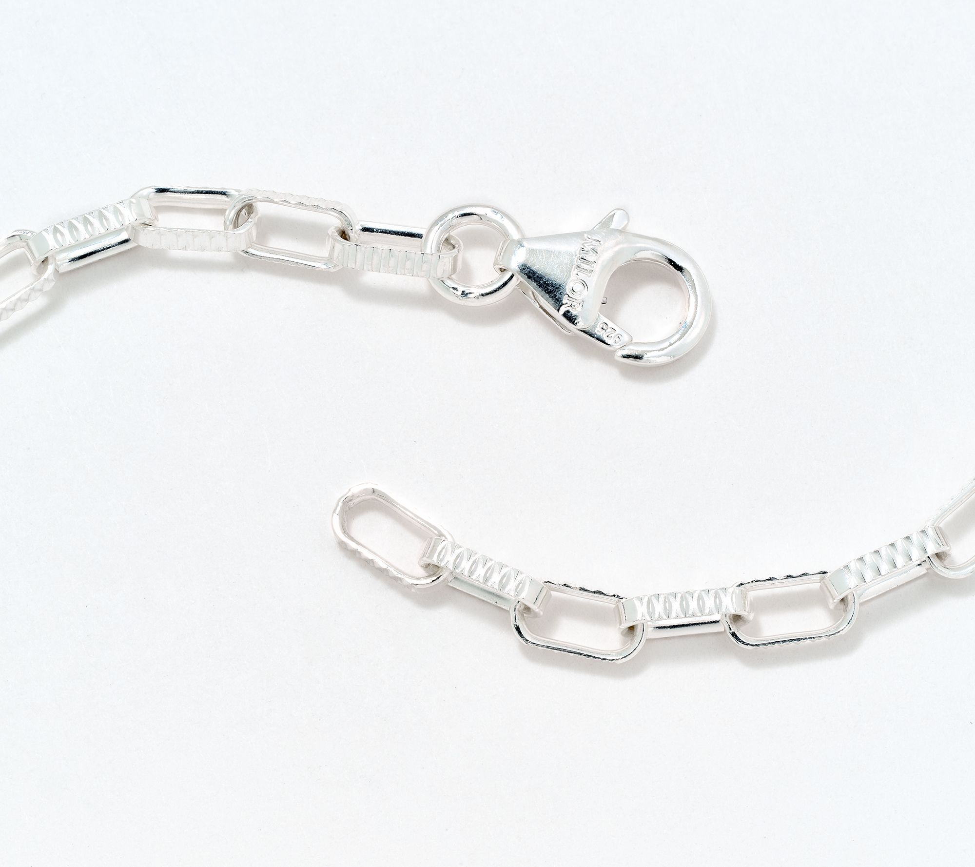 David Markstein Sterling Silver Premiere Luxe 20" Paperclip Necklace ...