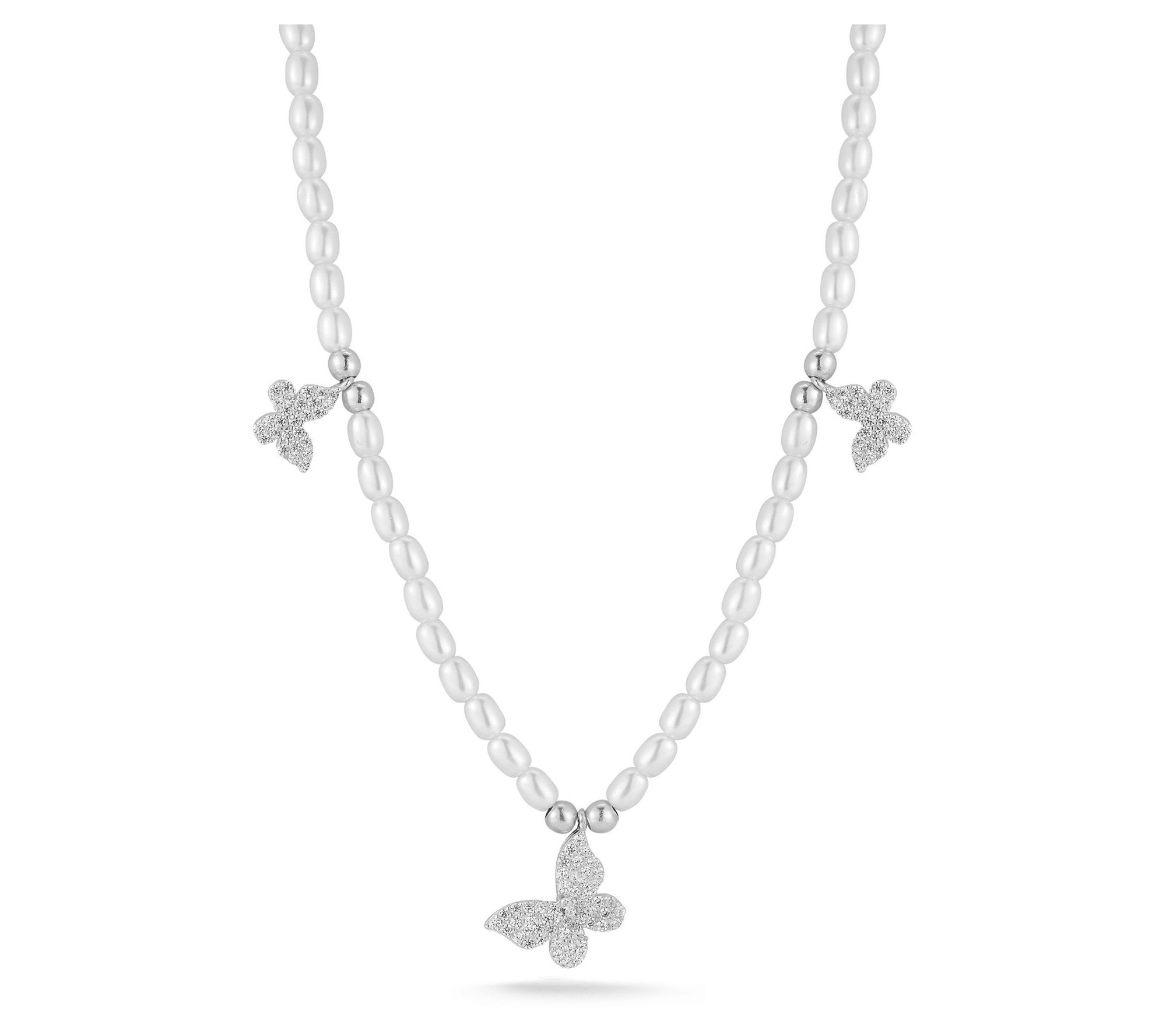 Qvc silver necklaces store