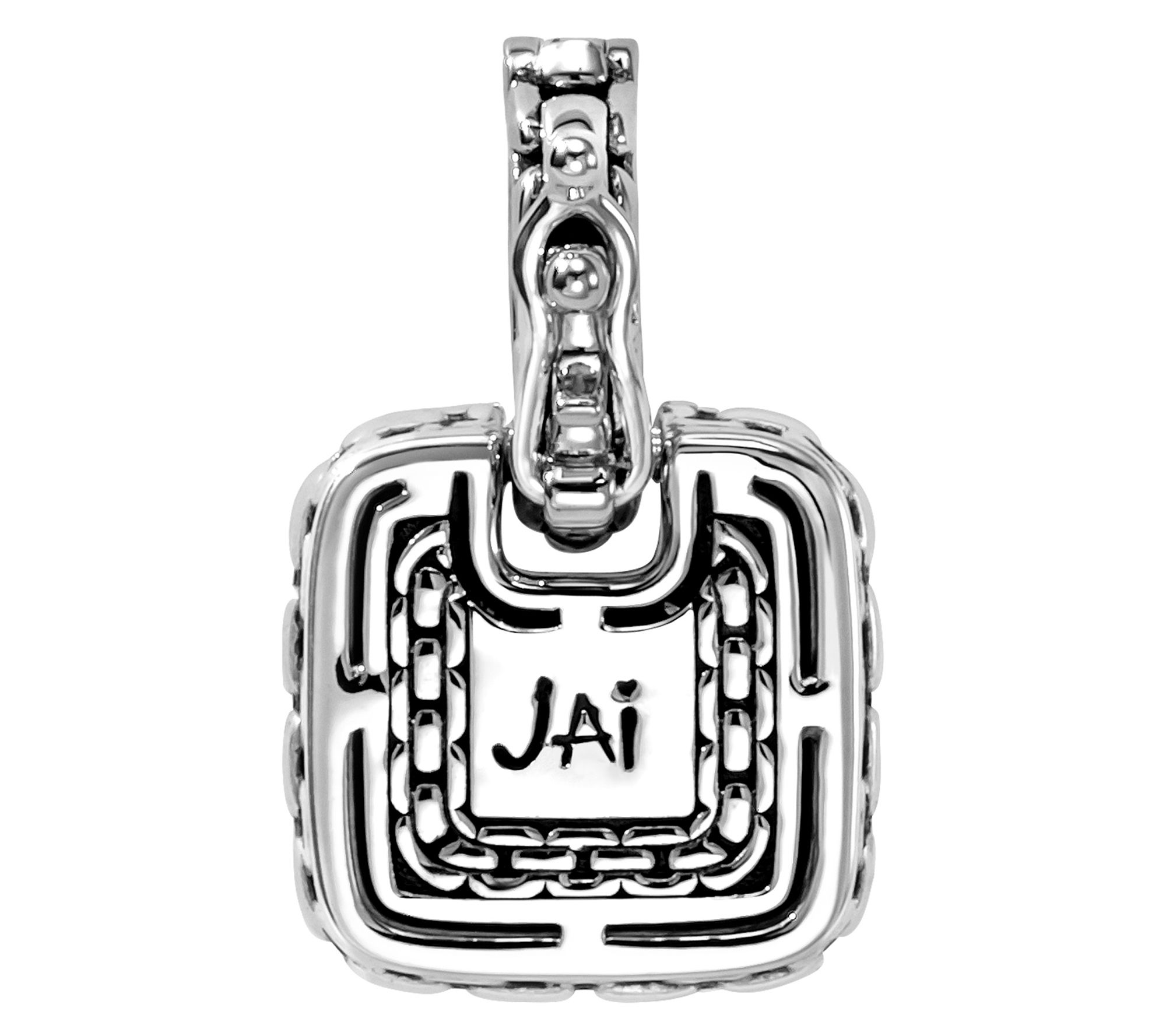 JAI Sterling Silver & 14K Gold Diamond Enhancer - QVC.com