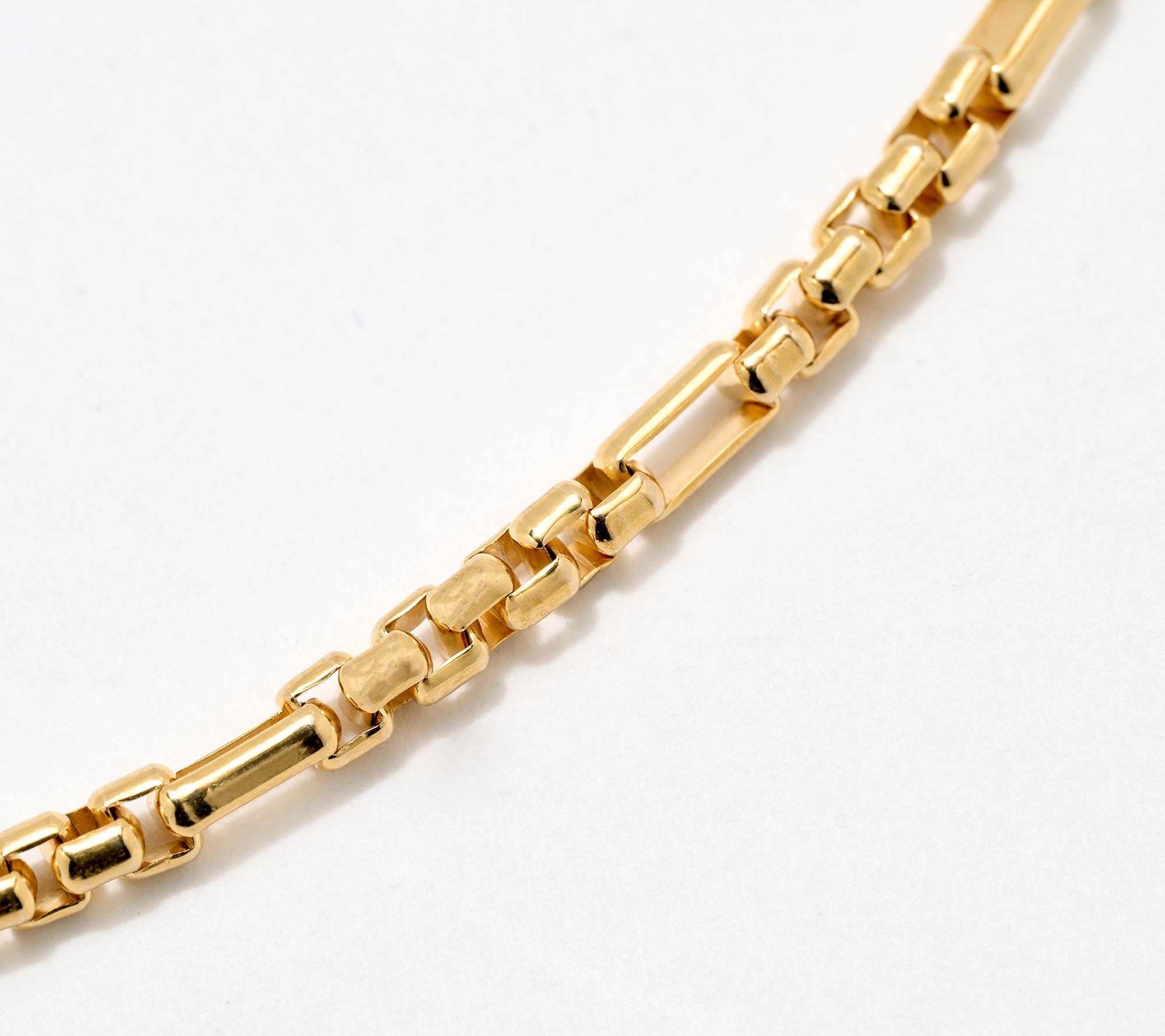 Christian James by Scott Grimes 14K Clad 3mm 7x1 Luciano 18" Necklace ...