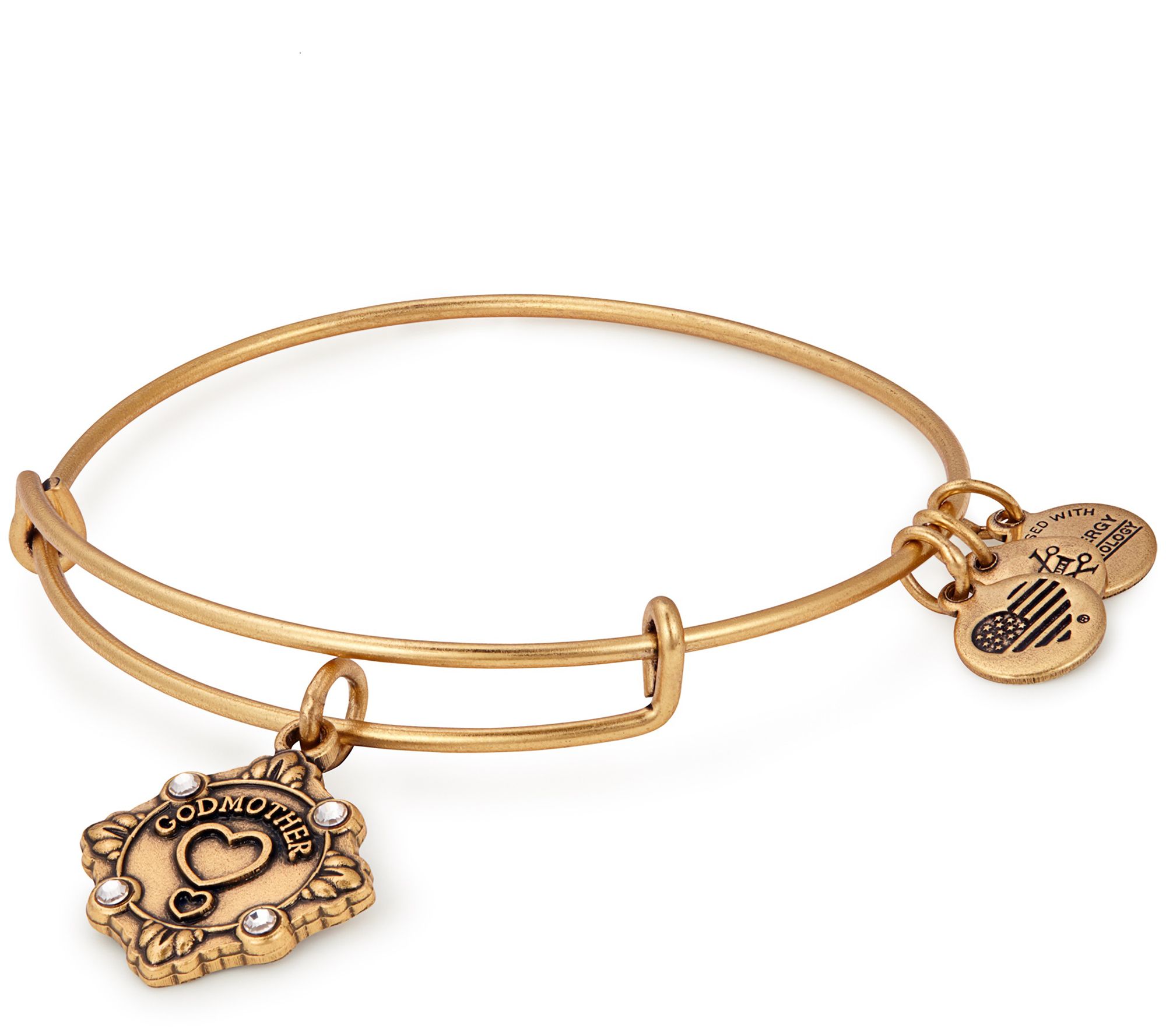 Alex and Ani Godmother Charm Bangle - QVC.com