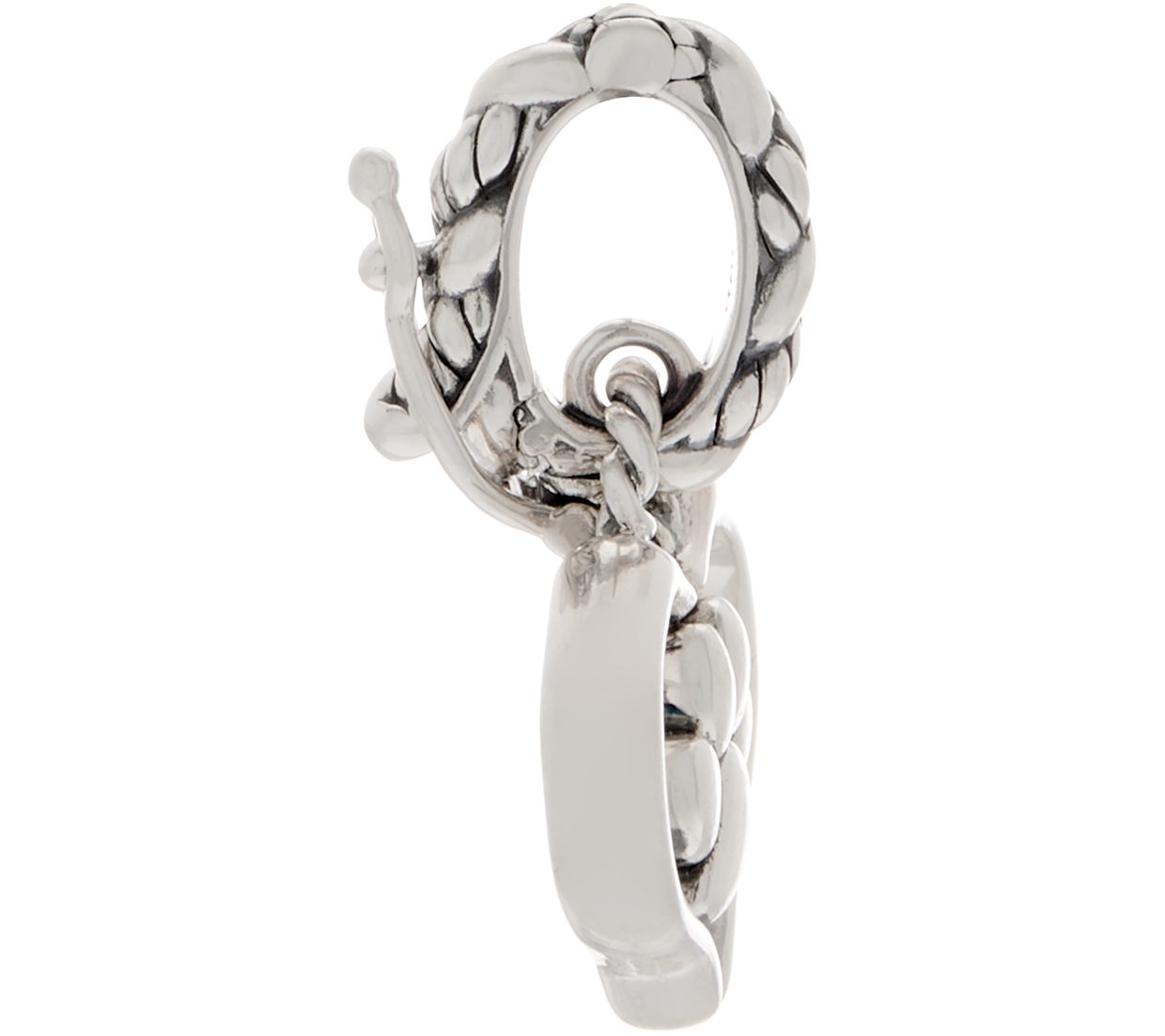 JAI Sterling Silver Paw Print Charm/Enhancer Charm/Enhancer - QVC.com