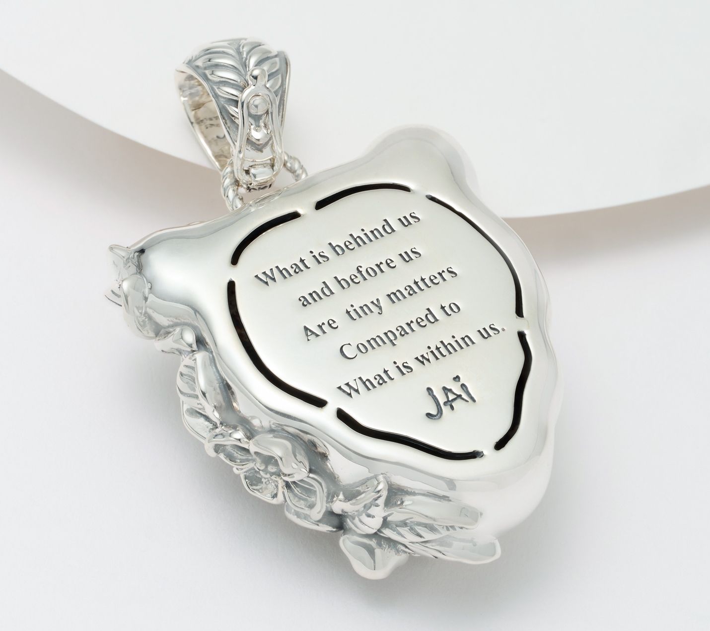 "As Is" JAI Sterling Silver Inner Strength Lioness Enhancer, 24.8g ...