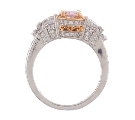 Gregg Ruth Luxe Diamonique Sterling 2.60 cttw Oval Ring - QVC.com