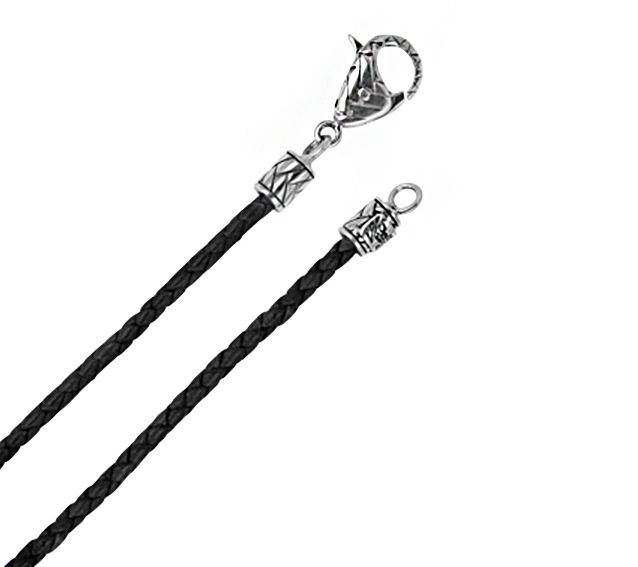 Artisan Crafted Men's 24" Braided Leather Necklce - QVC.com