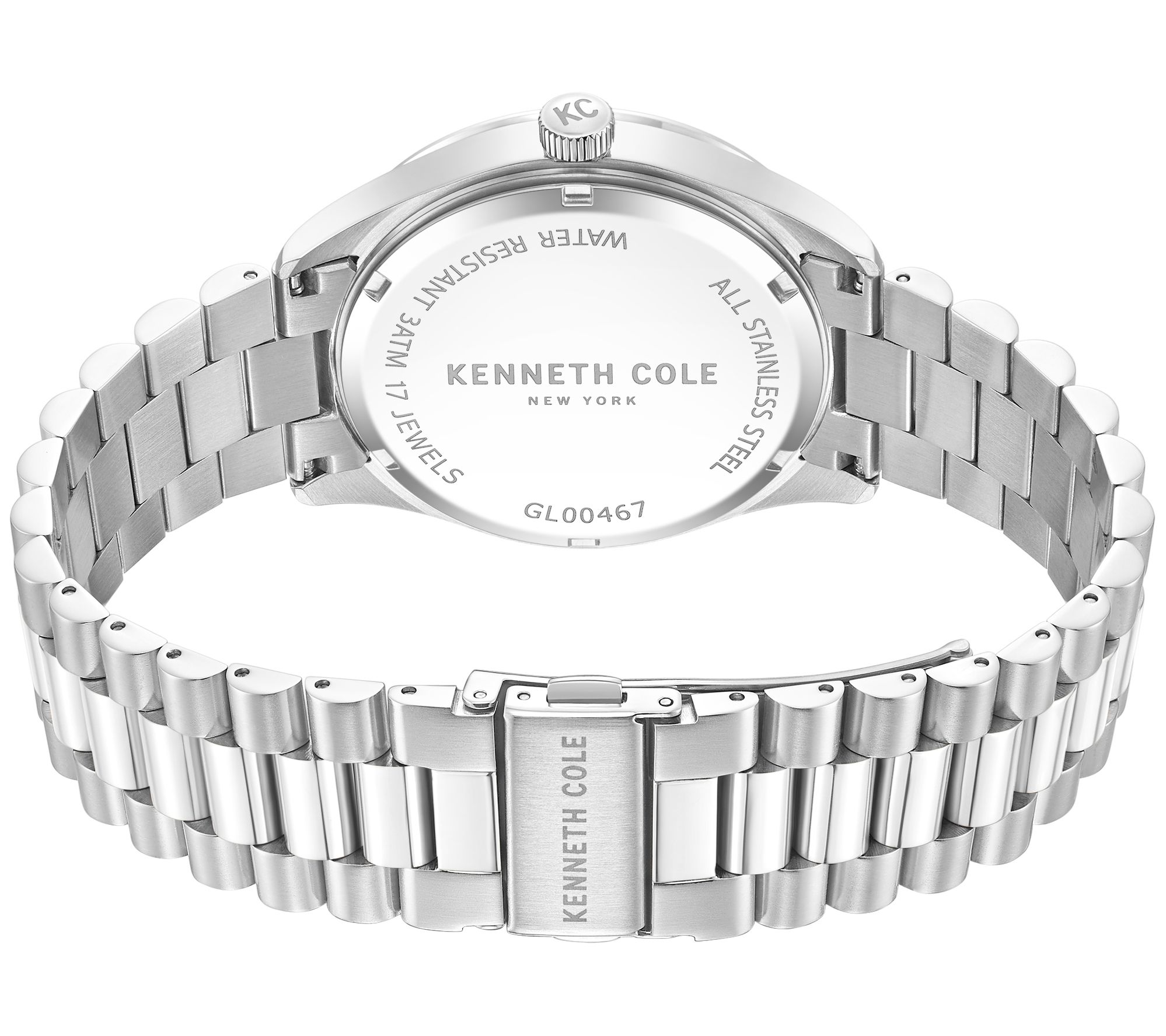 Kenneth Cole New York Men's Stainless Steel Green Dial Watch - QVC.com