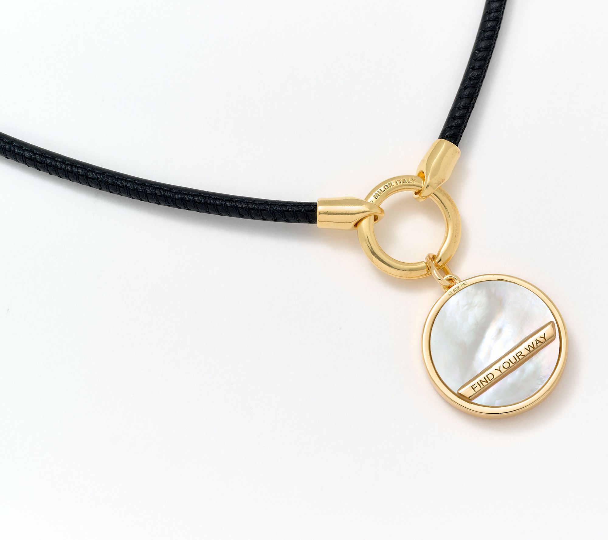 David Markstein Sterling Silver "Find Your Way" Compass Pendant ...