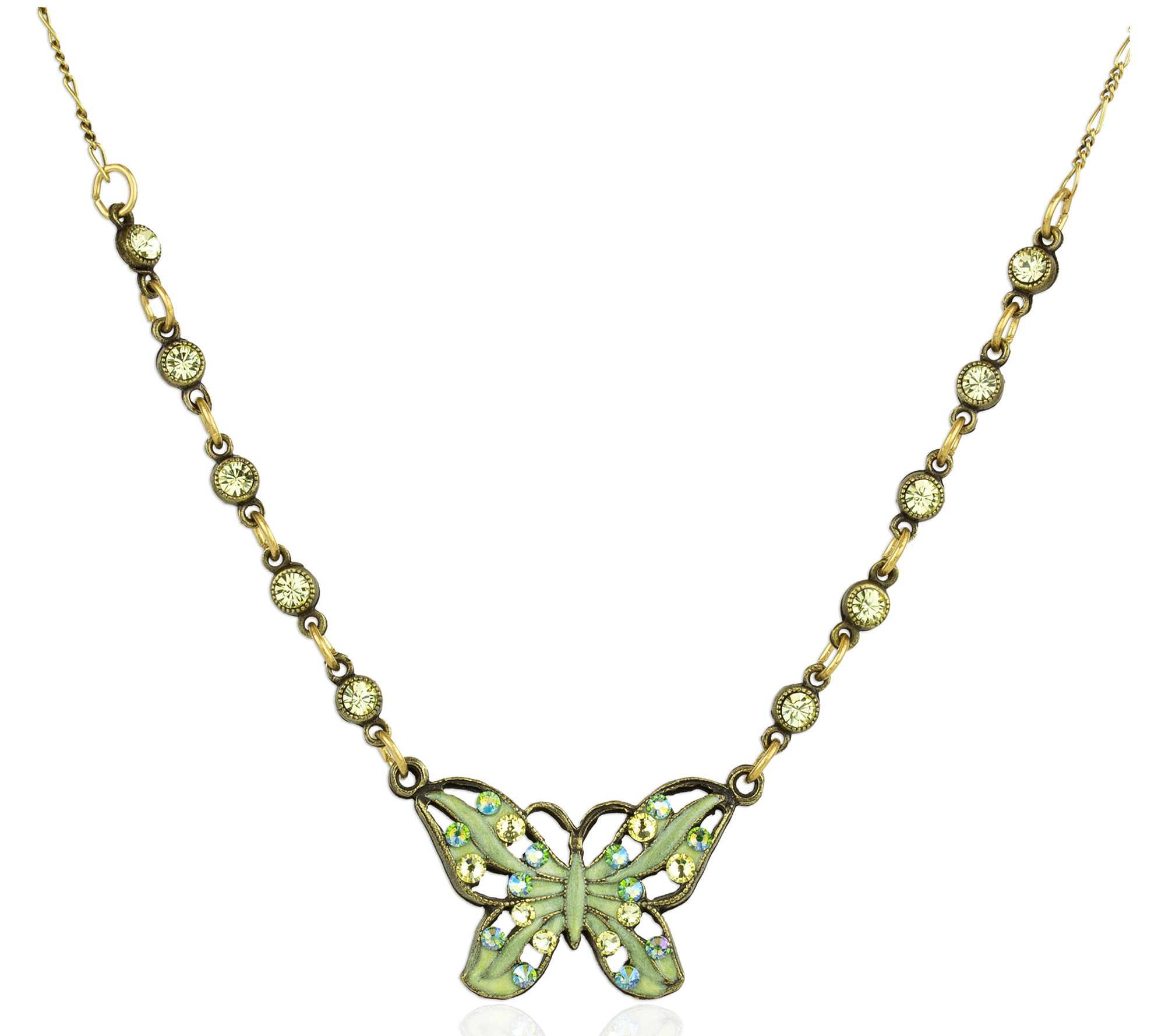 Qvc butterfly necklace store
