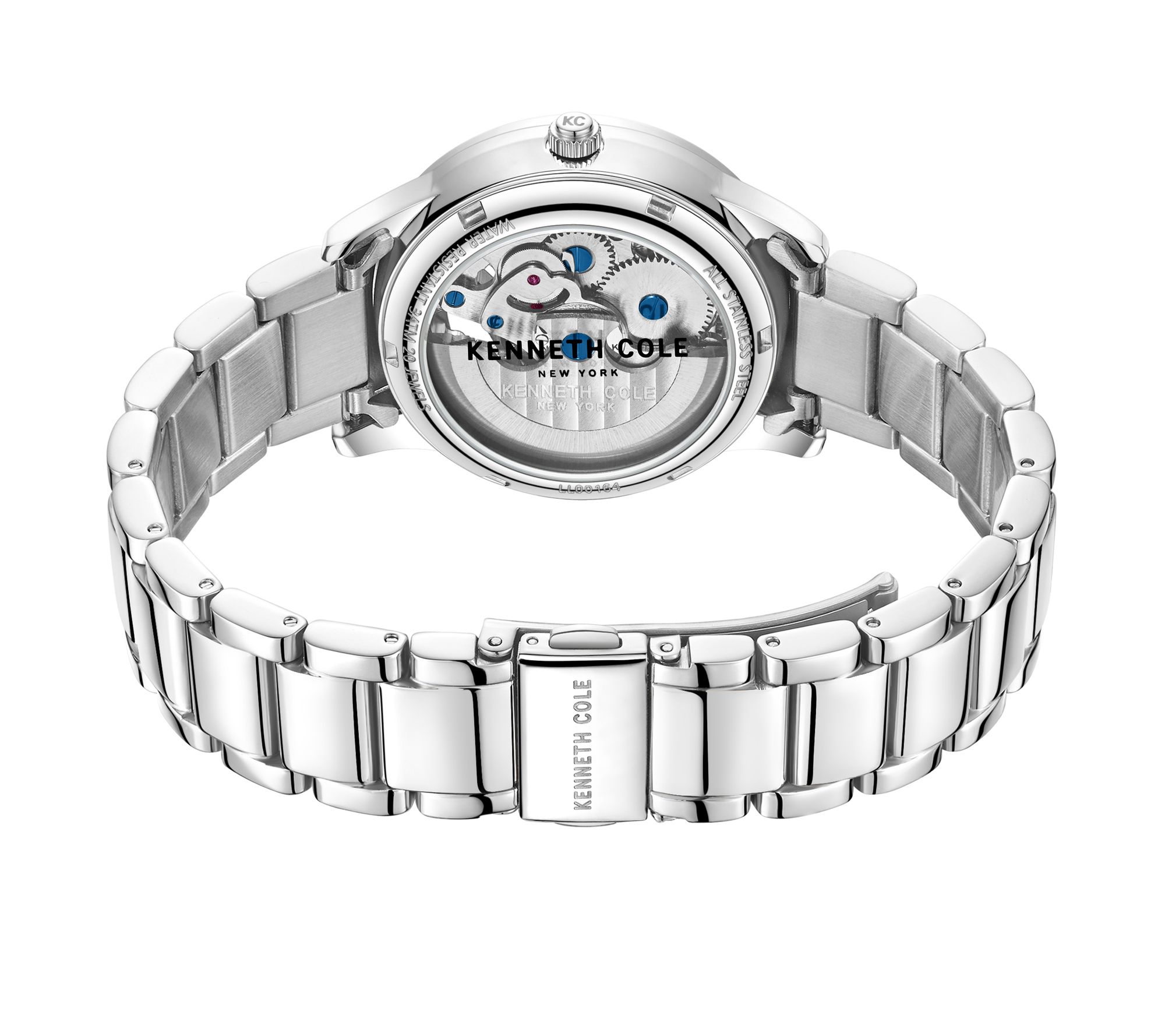 Kenneth Cole New York Women's Automatic Crystal Skeletal Watc - QVC.com