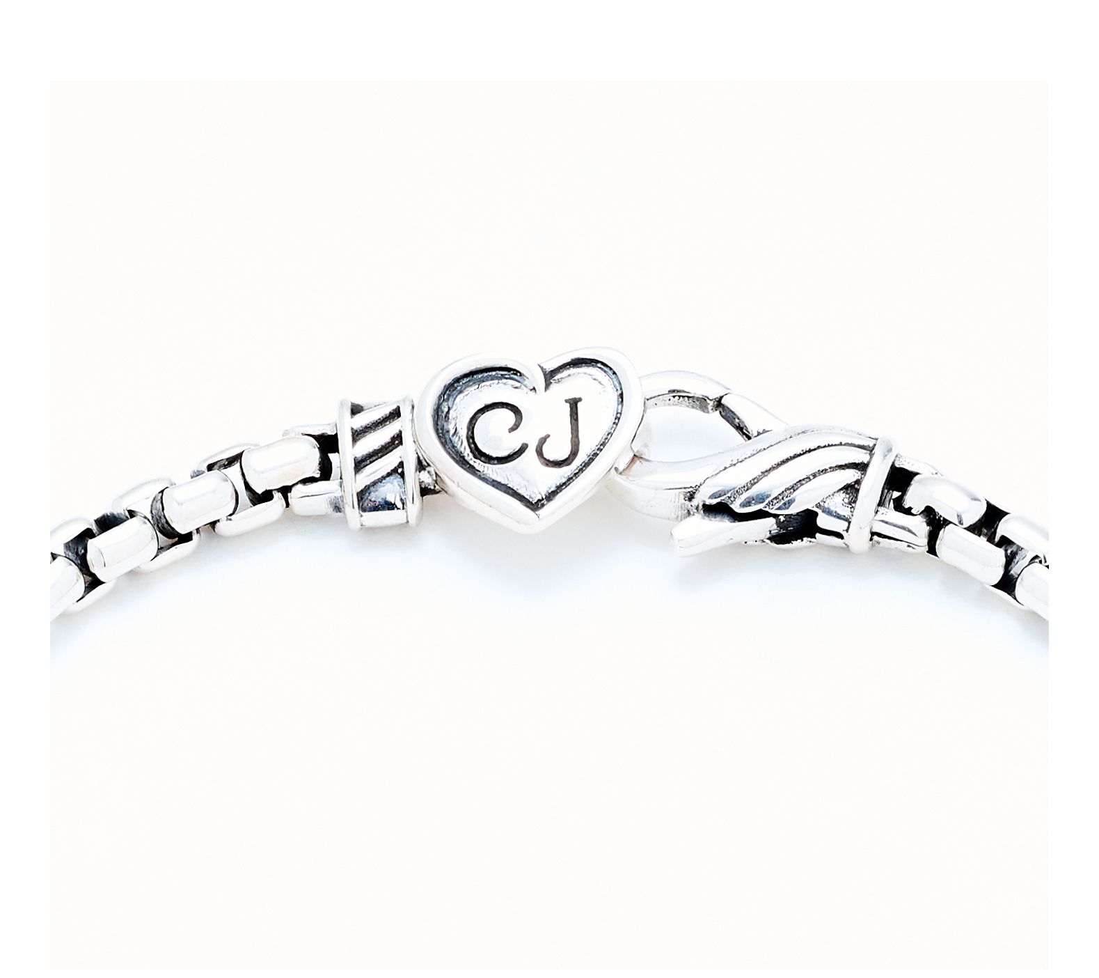 Christian James by Scott Grimes Sterling Ripple Heart Luciano Bracelet ...