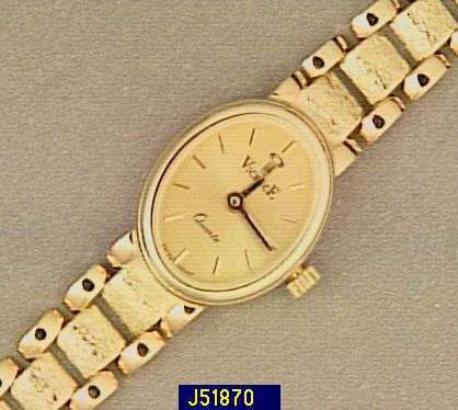 Vicence 7" Satin Panther Watch 14K Gold - QVC.com