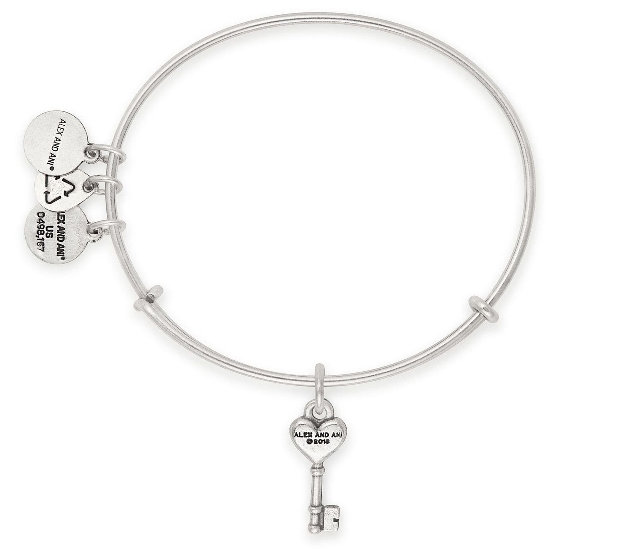Alex and Ani Key to Love Bangle - QVC.com