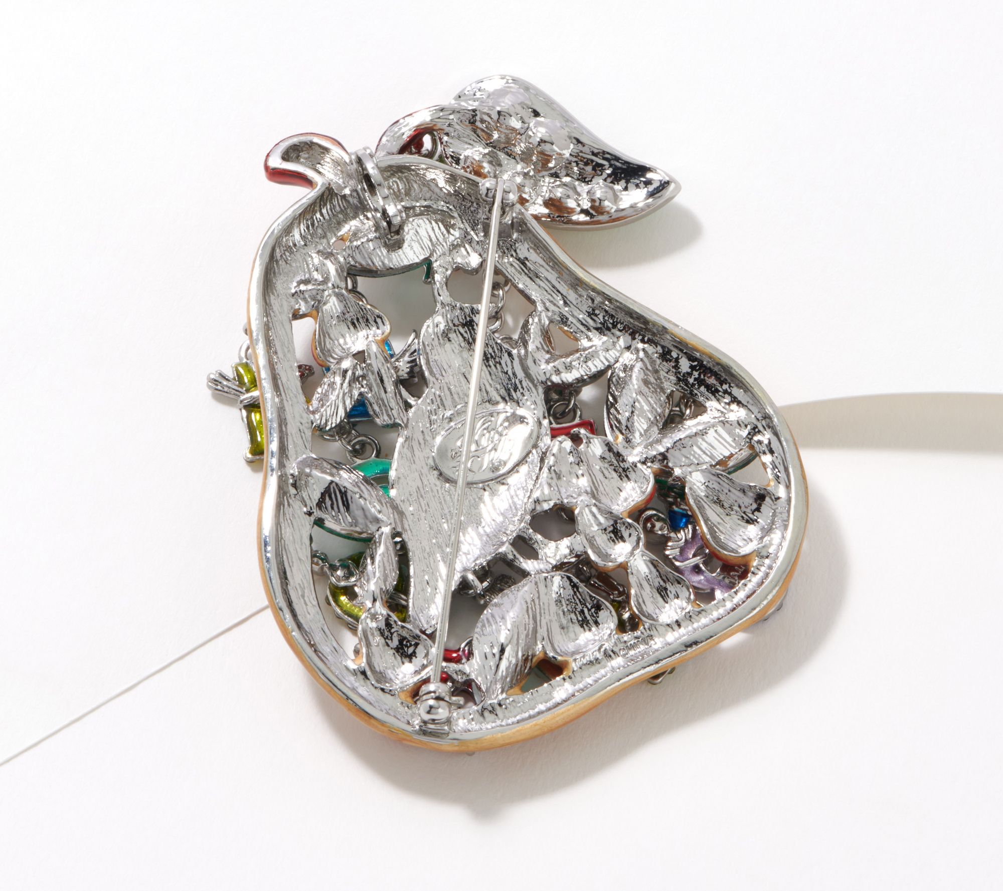 "As Is" Kirks Folly 12 Days of Christmas Pear Tree Pin Ornament - QVC.com