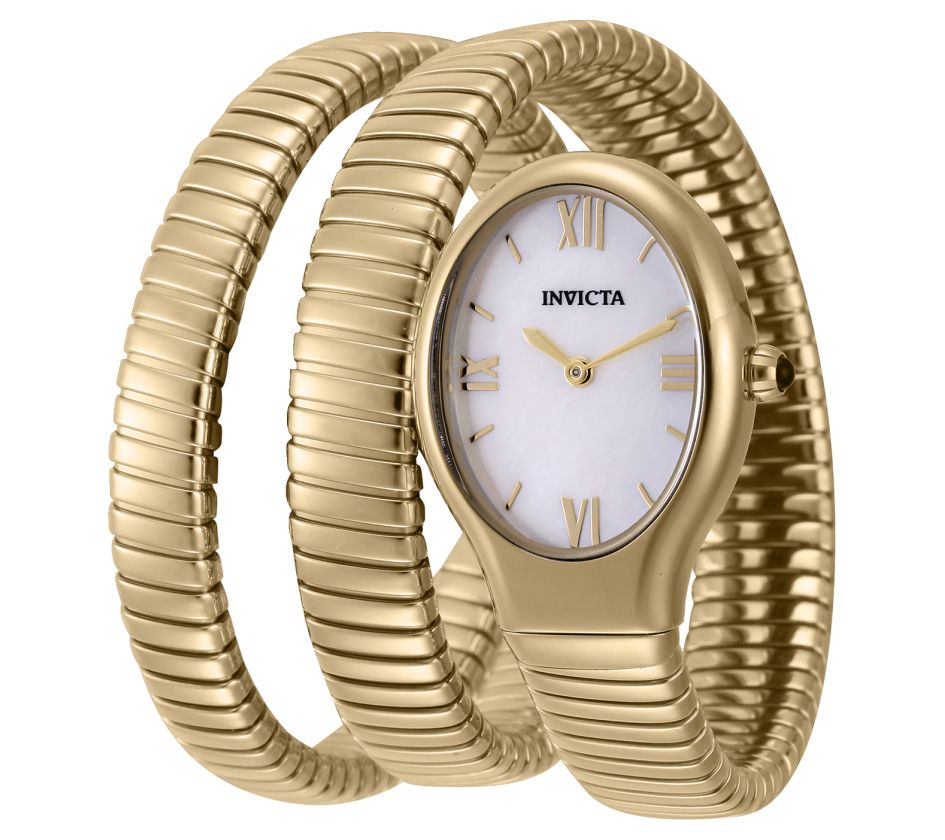 Invicta Lady 44501 Mayamar Quartz 2 Hand White Dial Watch - QVC.com