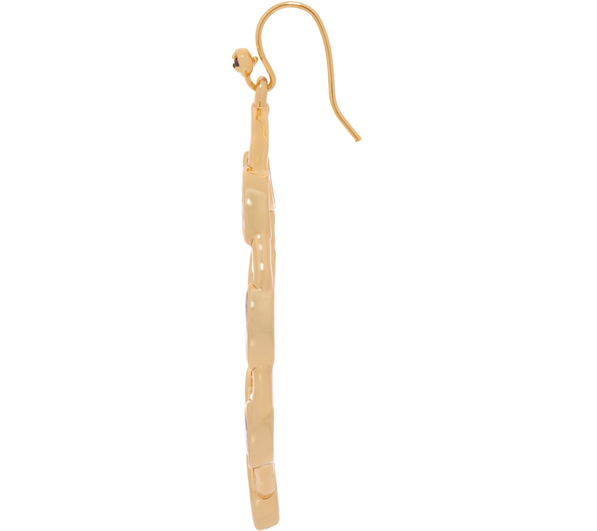 "As Is" Melinda Maria Front Facing Hoop Earrings-Lopez - QVC.com