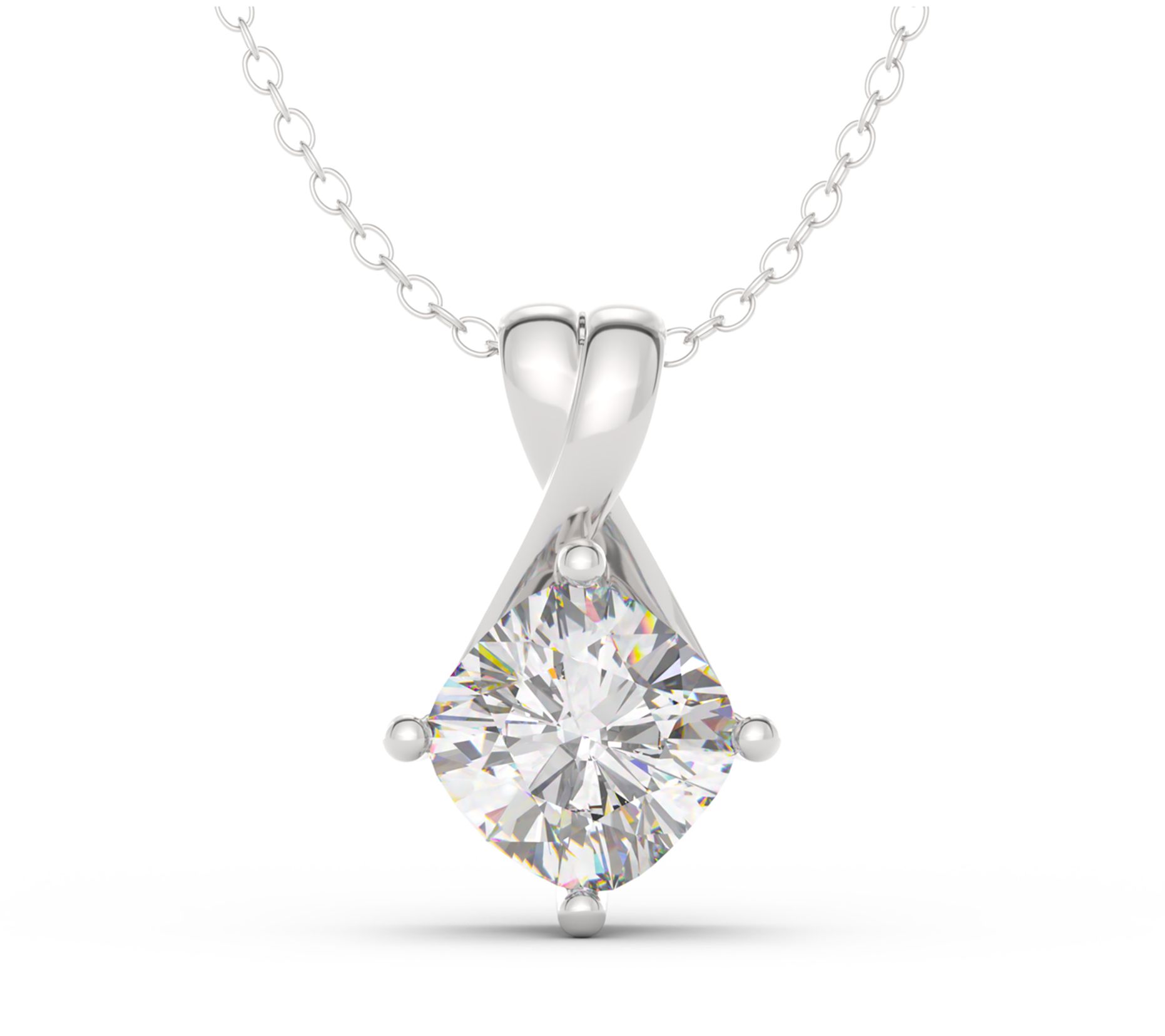 Qvc diamond necklace store