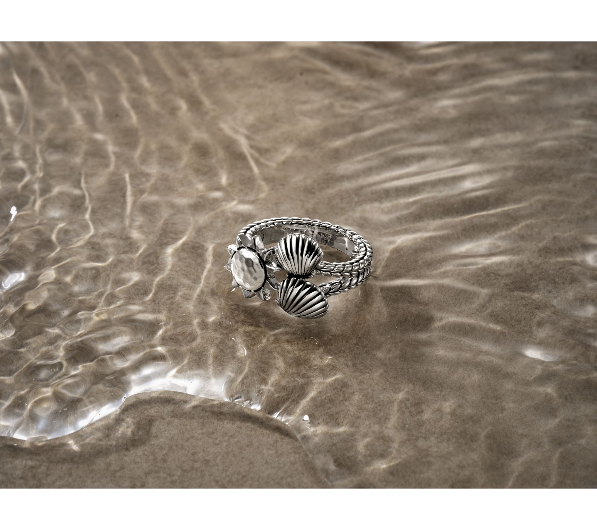 JAI Sterling Silver Symbols of the Season Summer Ring - QVC.com