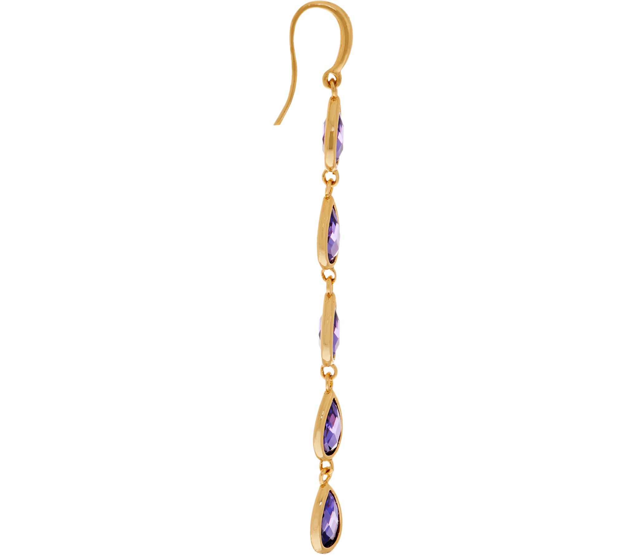 "As Is" Melinda Maria Drop Earrings- Selena - QVC.com
