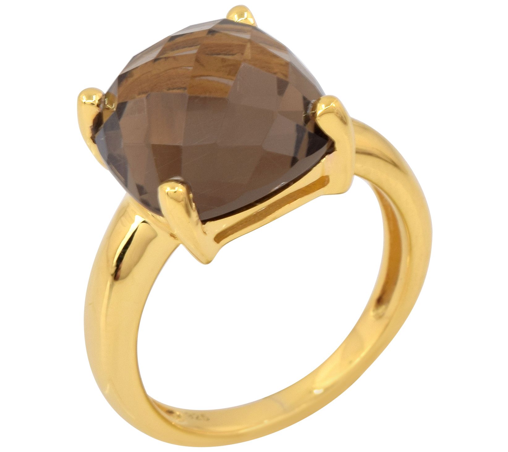 Affinity Gems Quartz Solitaire Ring,Sterling - QVC.com