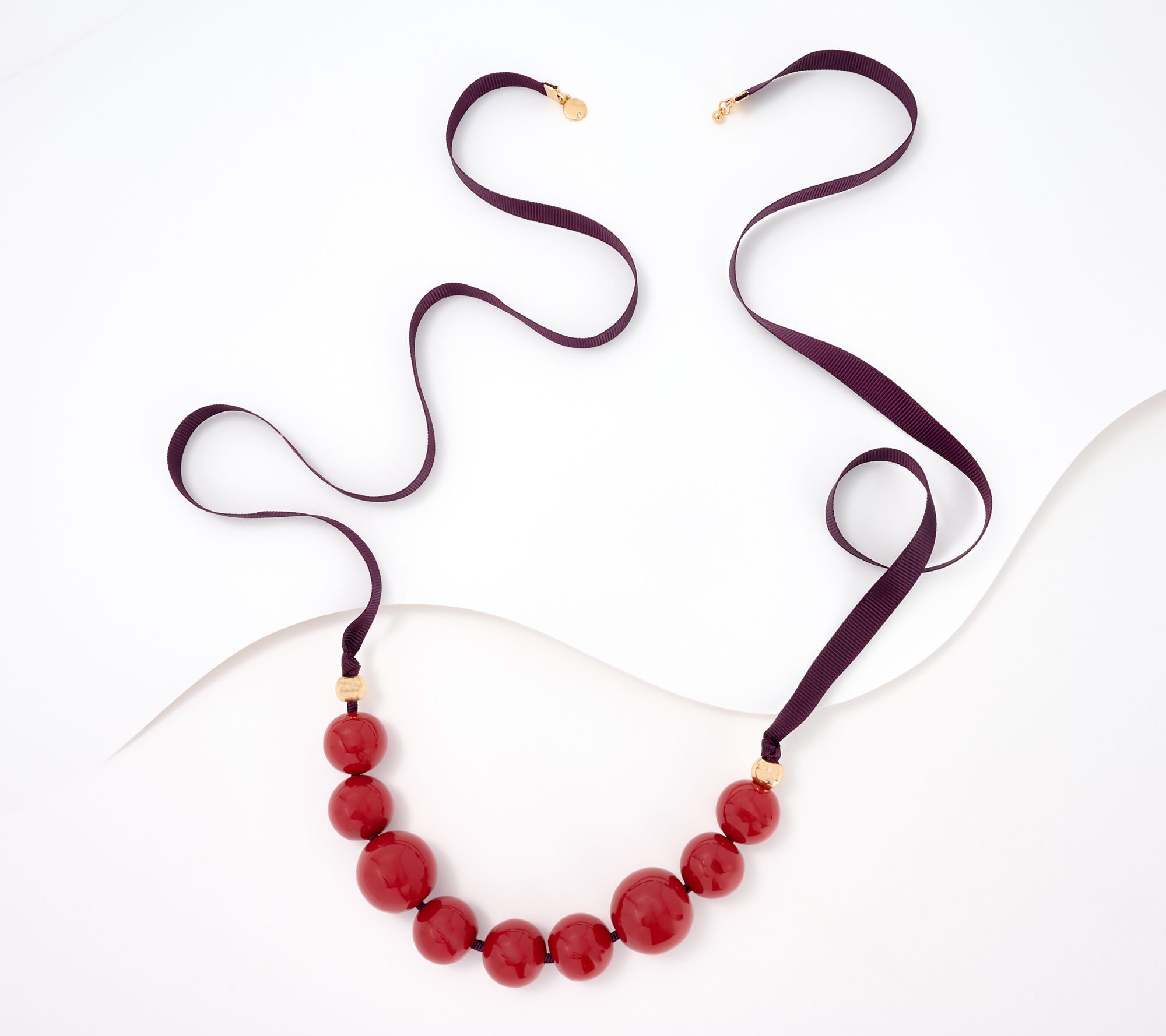 Carla Rockmore Collection The Palm Springs Beaded Necklace - QVC.com