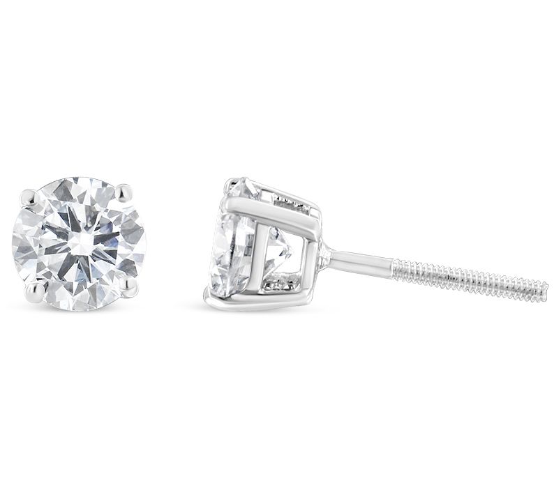 Haus of Brilliance 3.00 cttw Lab Grown Diamond Earrings, 14K - QVC.com