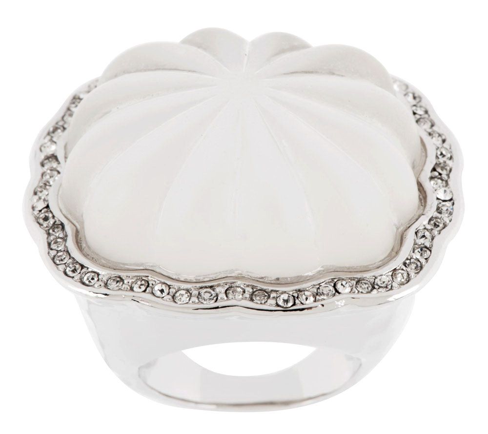 "As Is" Kenneth Jay Lane's Fluted Style Ring - QVC.com