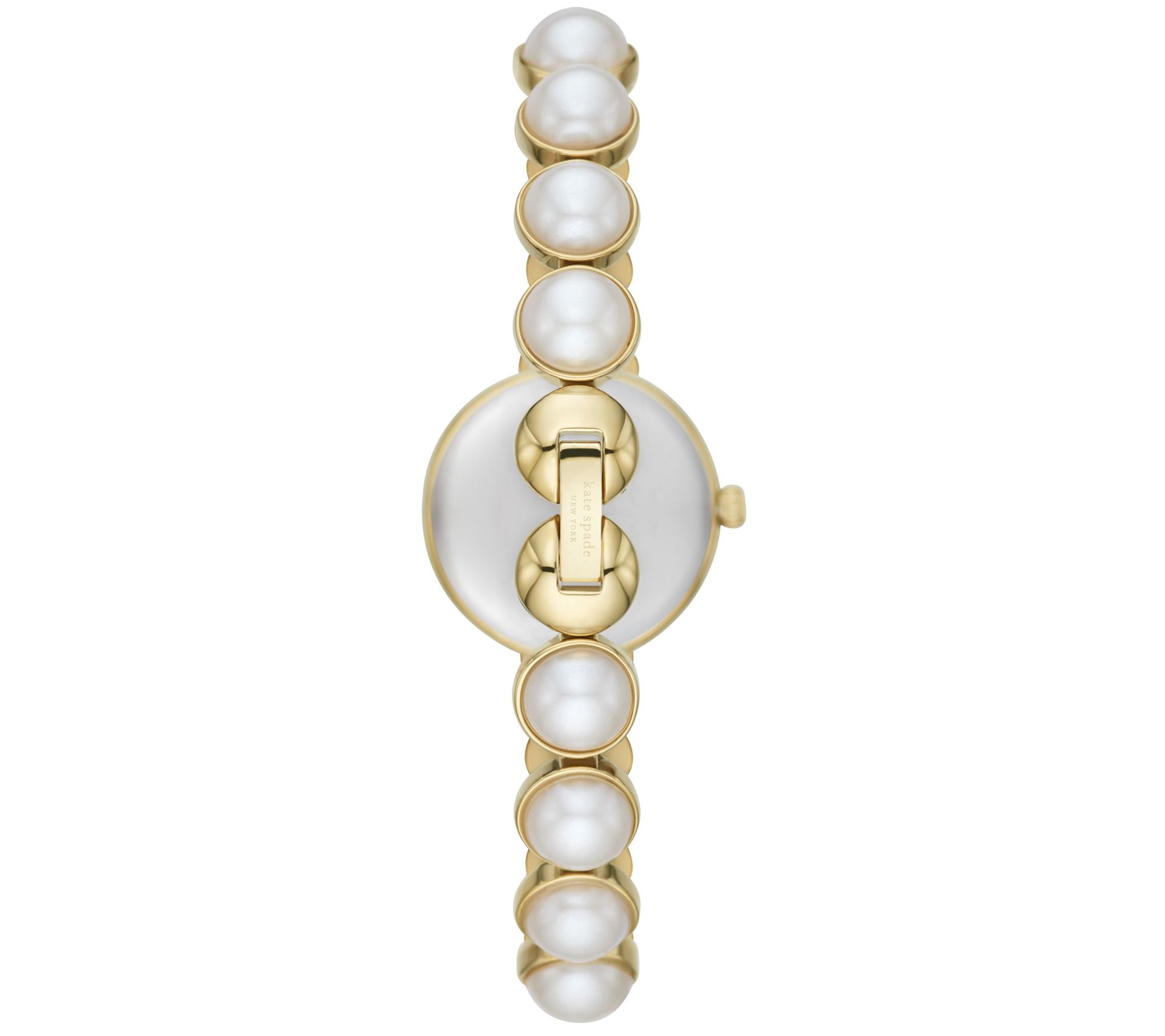 Kate Spade Womens' Monroe 5mm Pearl Beaded Bracelet Watch - QVC.com