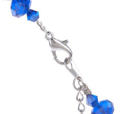 Faceted Rondel Shape Beaded 20" Adjustable Necklace - QVC.com