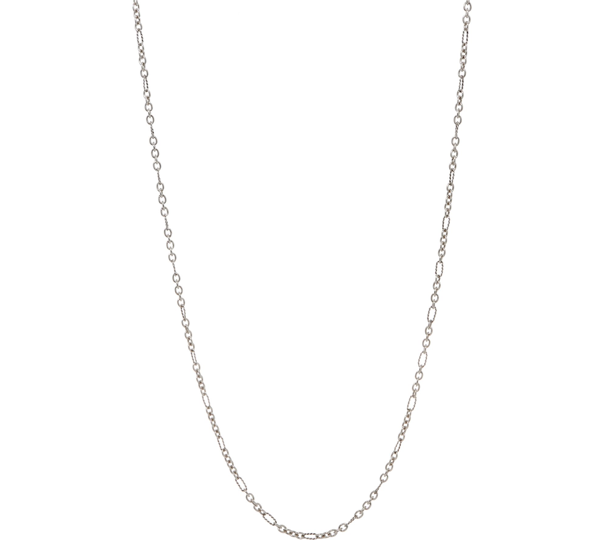 "As Is" Carolyn Pollack Signature Sterling 36" Chain, 13.0g - QVC.com