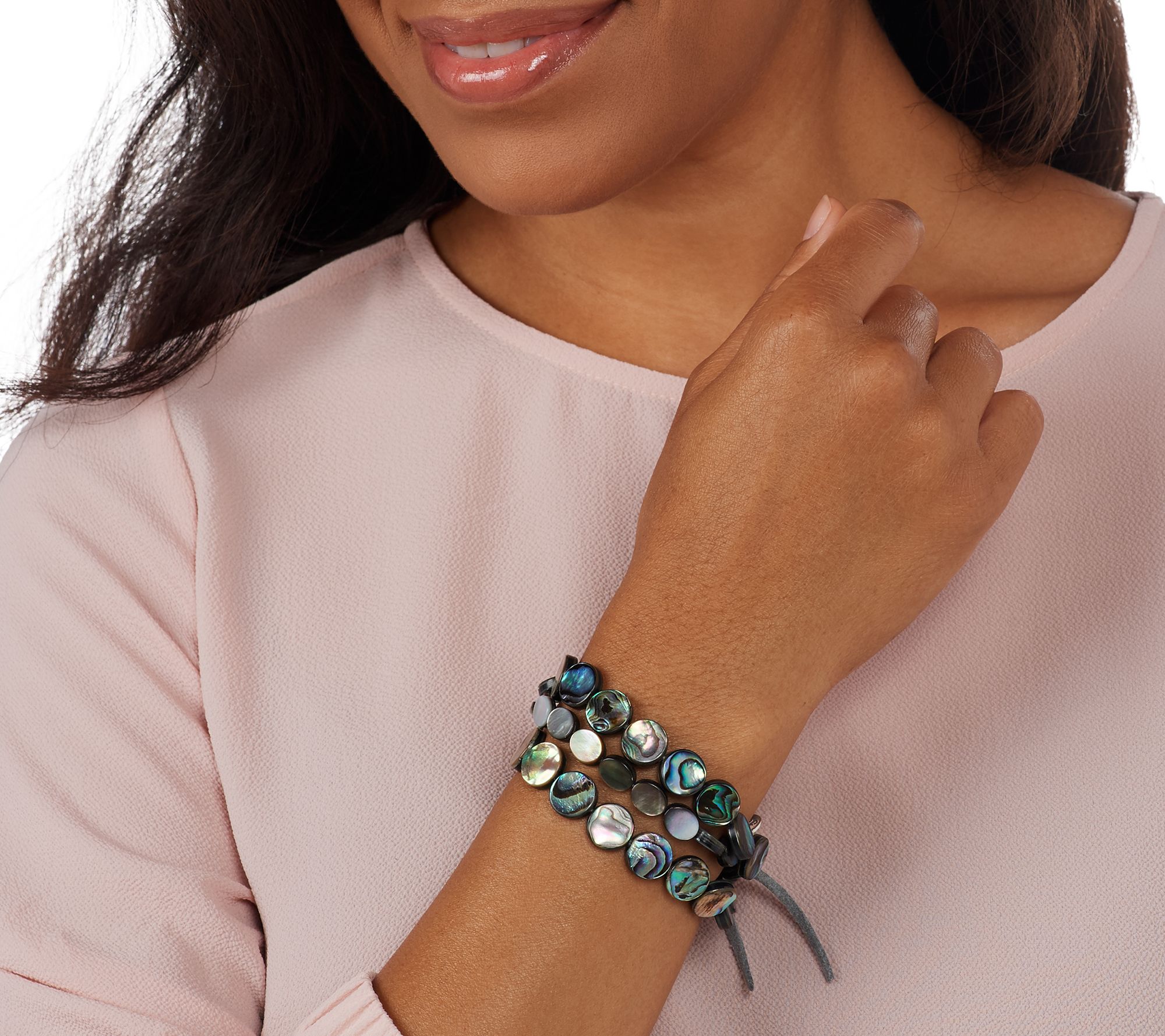 "As Is" Jodie M. Daydreamer 3-Piece Stretch Bracelets - QVC.com