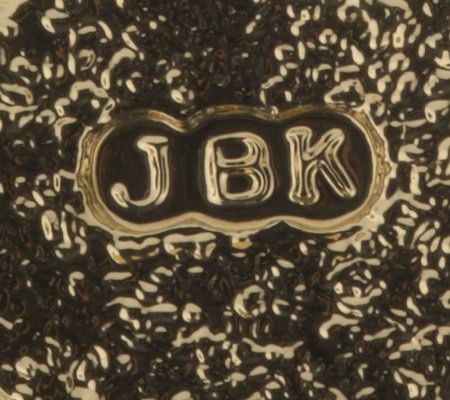 Jacqueline Kennedy Simulated Mabe Pearl & Blue Enamel Earrings - QVC.com