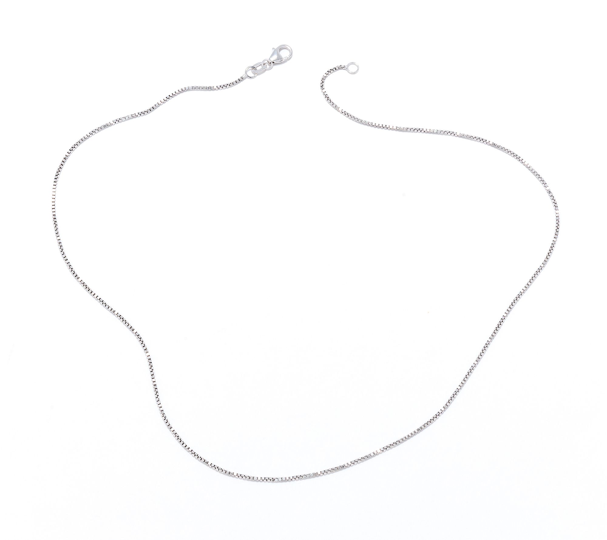 David Markstein 14K Gold Diamond Cut 16" Luxe Box Necklace - QVC.com