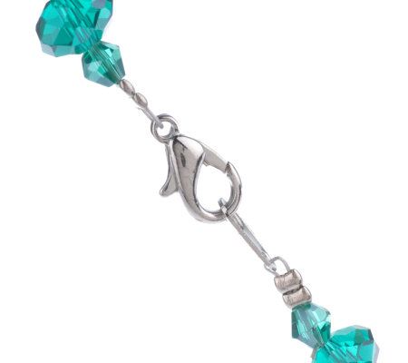 Faceted Rondel Shape Beaded 28" Necklace - QVC.com