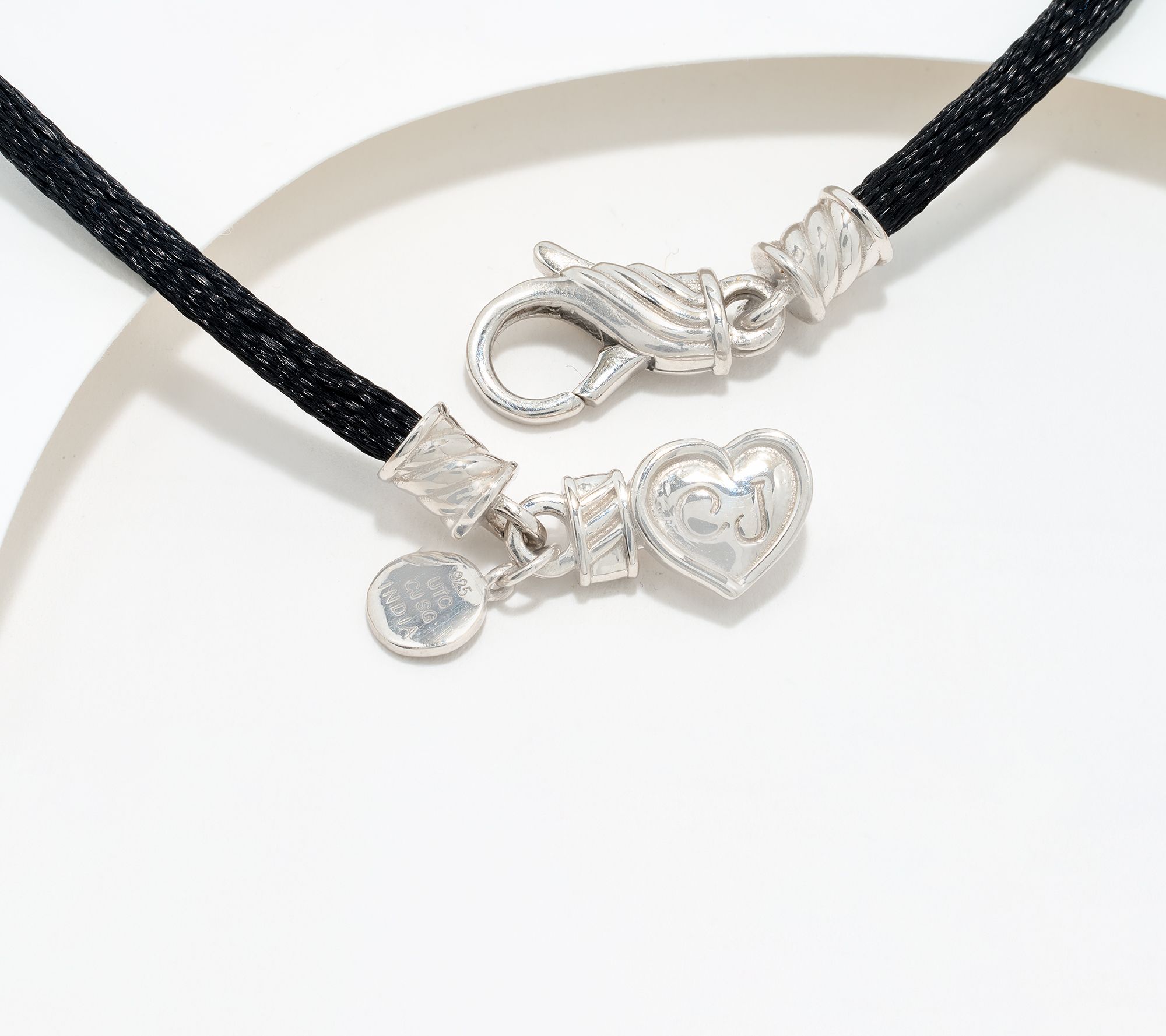 Christian James by Scott Grimes Sterling Silver 1" Ripple Heart ...