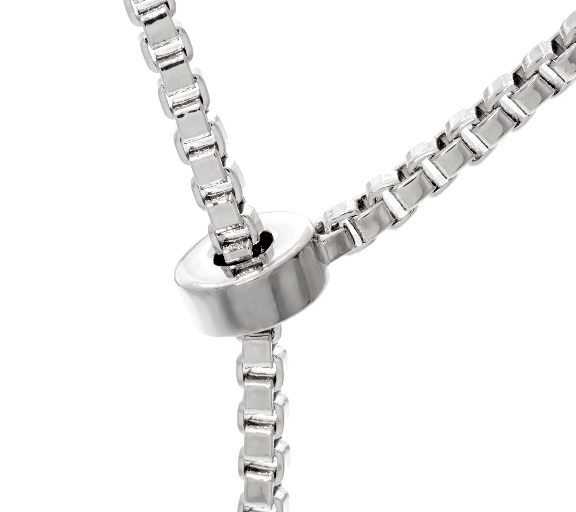 "As Is" H by Halston Cylinder Lariat Necklace - QVC.com