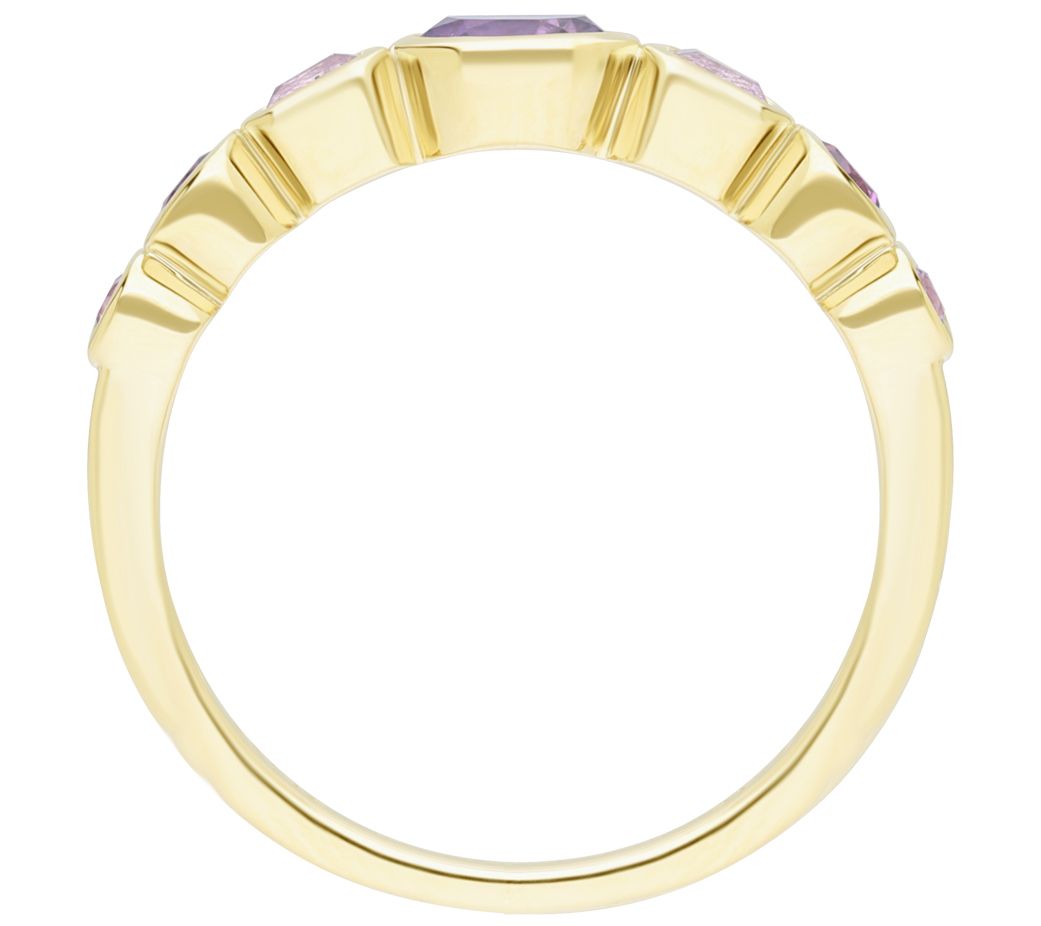 Ariva 14K Gold Royal Multi-Gemstone Ring - QVC.com