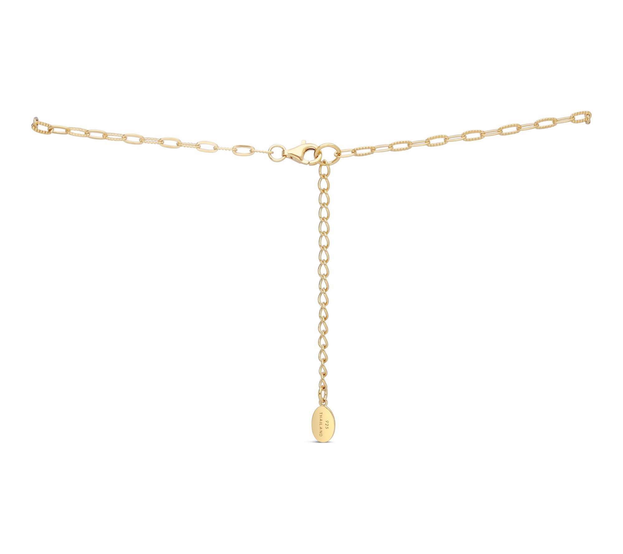 Dallas Prince 14K Clad Chrome Marcasite Pave Cross Necklace - QVC.com