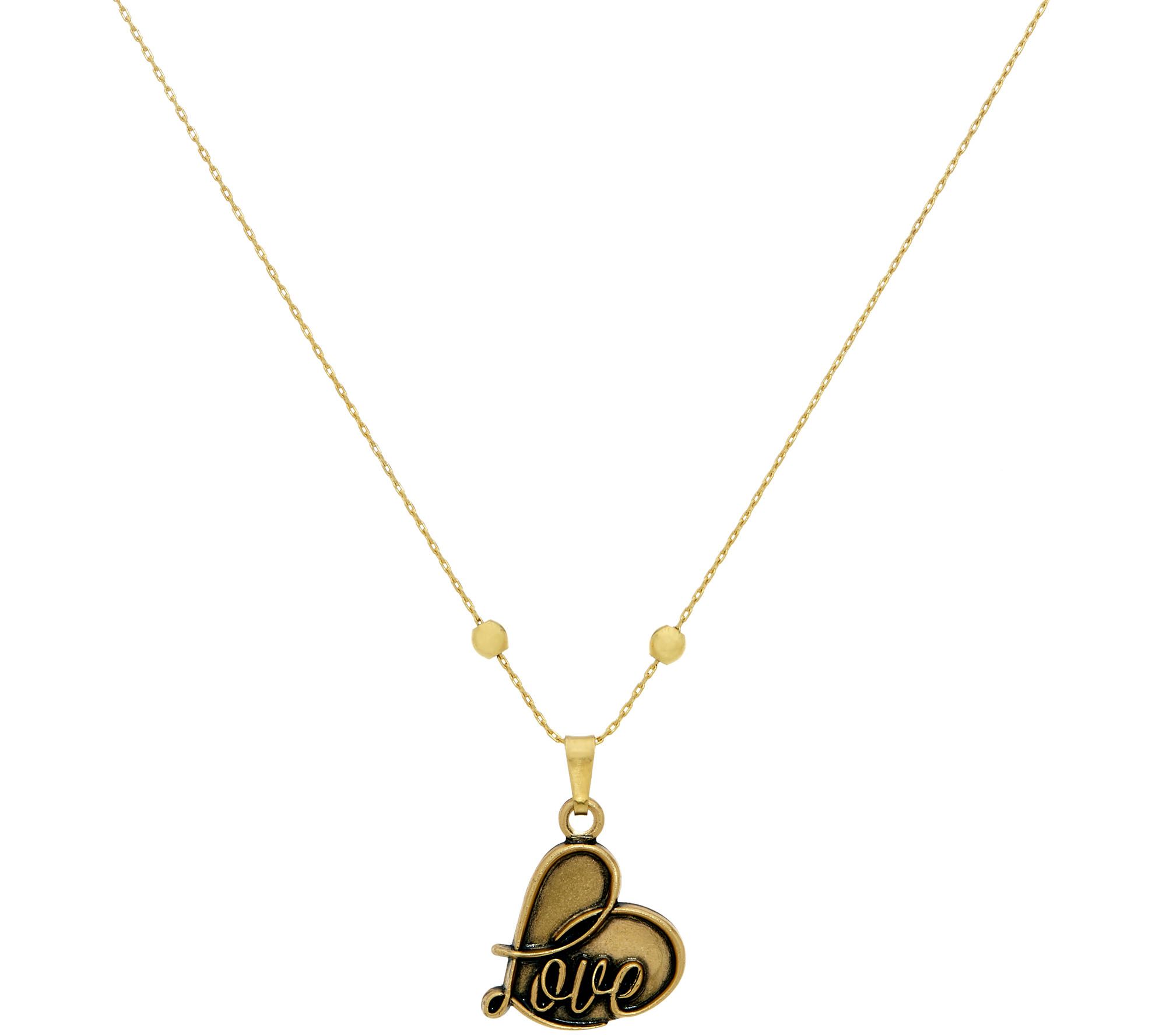 Alex and Ani Goldtone Adjustable Motif Necklace - QVC.com
