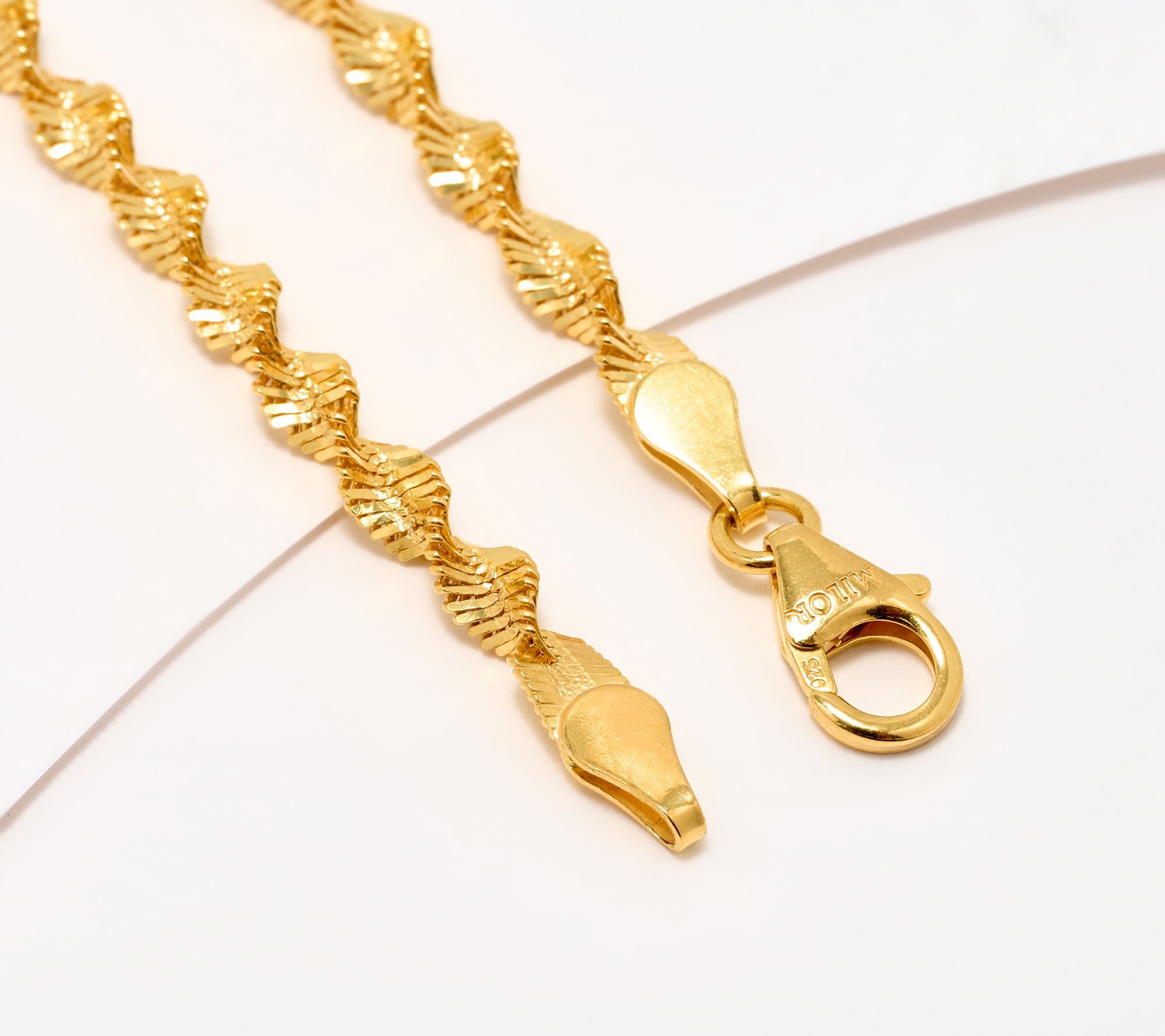 David Markstein Sterling Silver Debut Twisted Herringbone Necklace, 18 ...