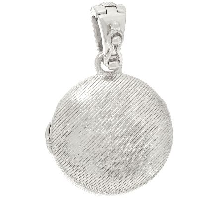 Judith Ripka Sterling Locket Enhancer - QVC.com