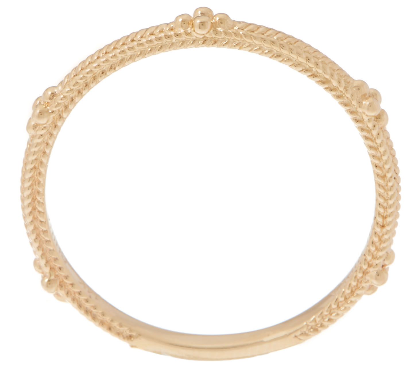 "As Is" Judith Ripka 14K Gold Slim Band Ring - QVC.com