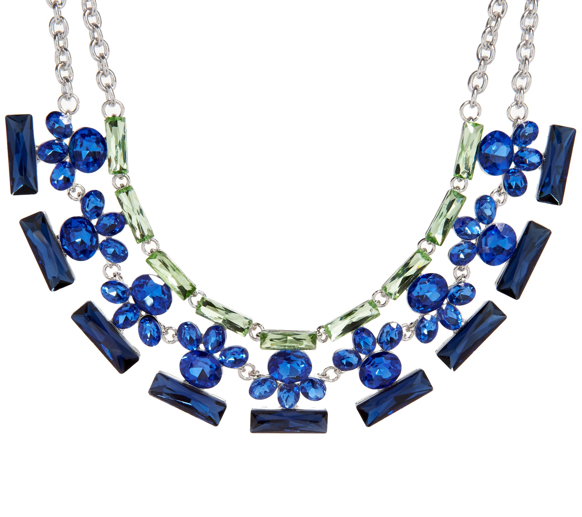 "As Is" Isaac Mizrahi Live! Crystal Statement Necklace - QVC.com