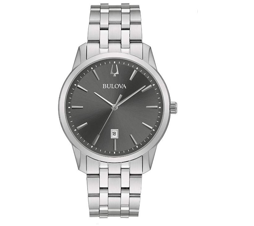 Bulova Men's Classic Stainless Steel Bracelet Watch - QVC.com