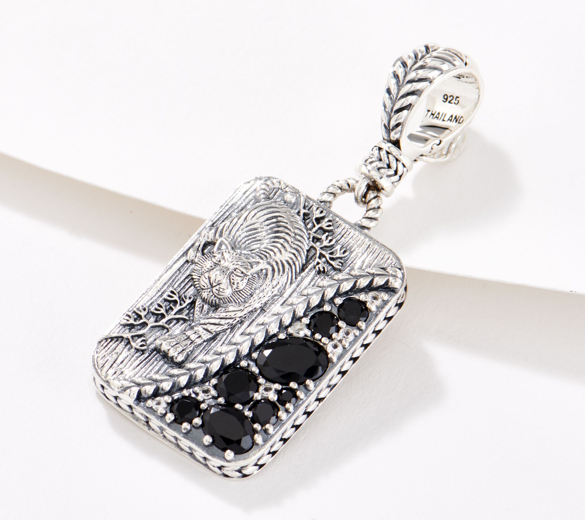 JAI Sterling Silver Kimono Gemstone Enhancer - QVC.com