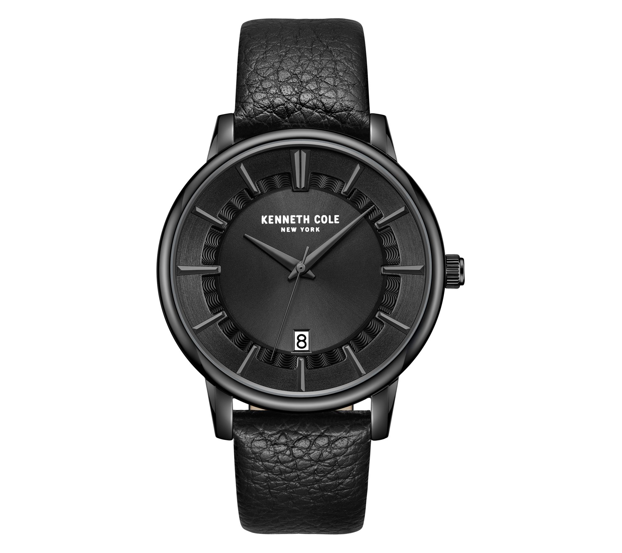 Kenneth Cole New York Men's Classic Black StrapWatch - QVC.com