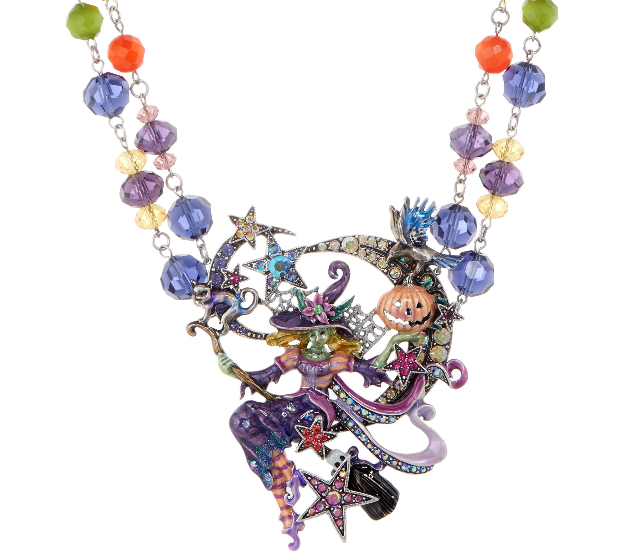 Kirks Folly Diva Spellbinder Purple Passion Necklace - QVC.com
