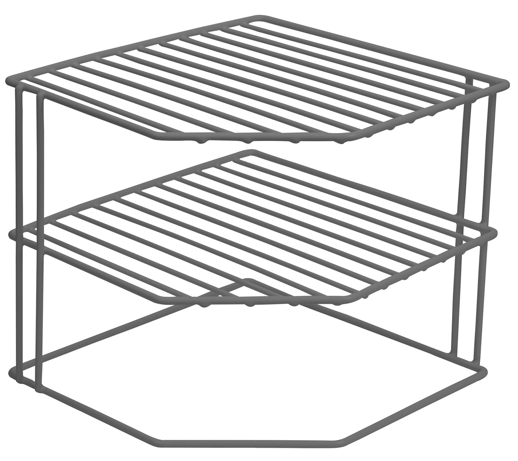 Smart Design 3-Tier Corner Shelf - QVC.com
