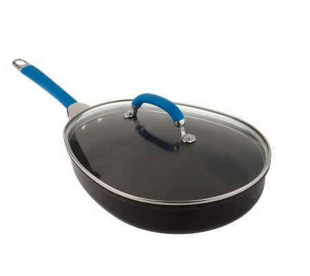 "As Is" Ming Tsai Hard Anodized Non stick 12" x 10" Fusion Pan - QVC.com